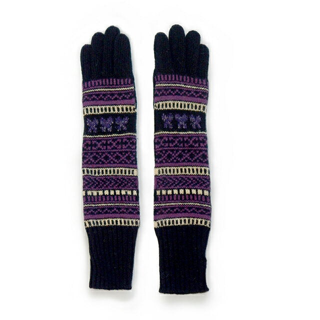 アナスイ ANNA SUI ニット手袋 ansi-831045-bk ブラック